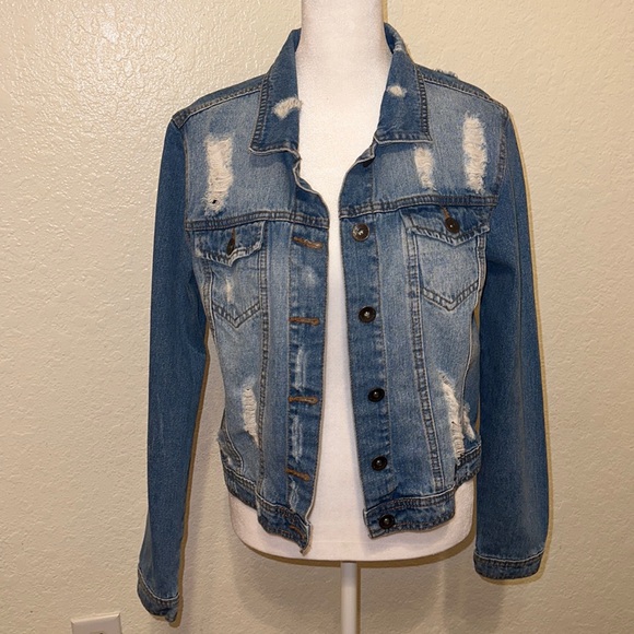 Highway Jeans | Jackets & Coats | Highway Jean Jacket With Rips | Poshmark